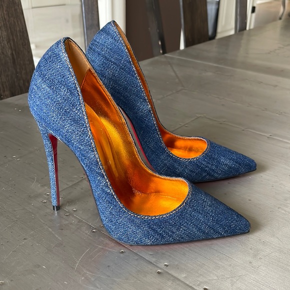 Christian Louboutin | Shoes | Christian Louboutin So Kate Denim Saba ...